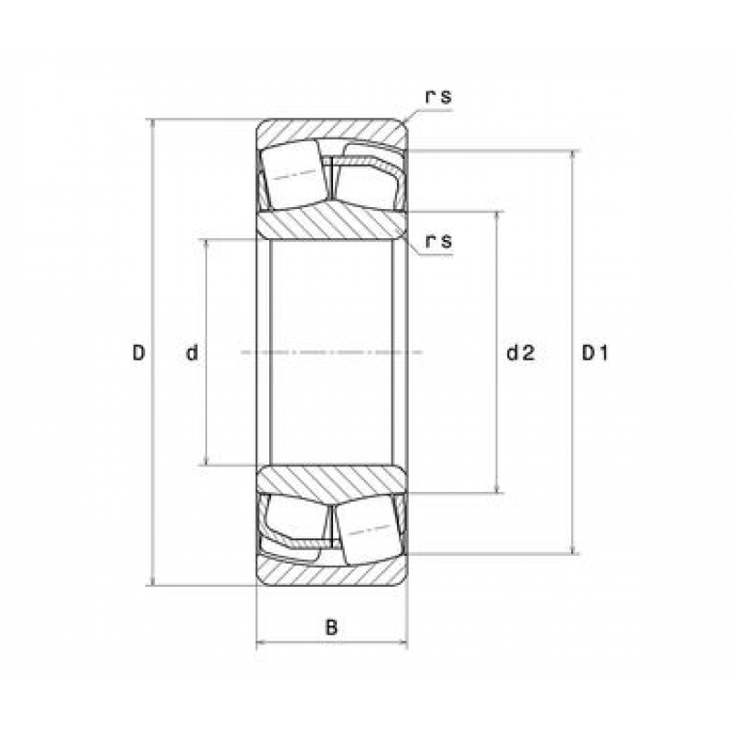 Rolamento Autocompensador de Rolos 22220MC3W33 - 100x180x46mm